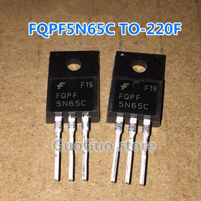 10pcs FQPF5N65C TO-220 5N65C 5N65 TO-220F 650 V/5A MOSFET ใหม่เดิม - LZDstore - ThaiPick