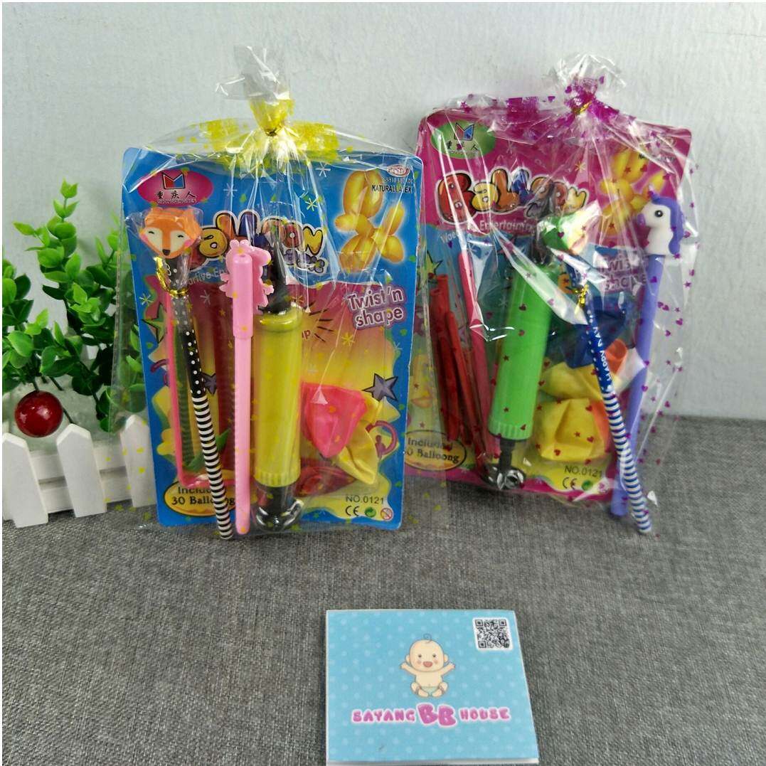 5set ) CT0753 Birthday Party Gift set - Balloon set with stationery set ...
