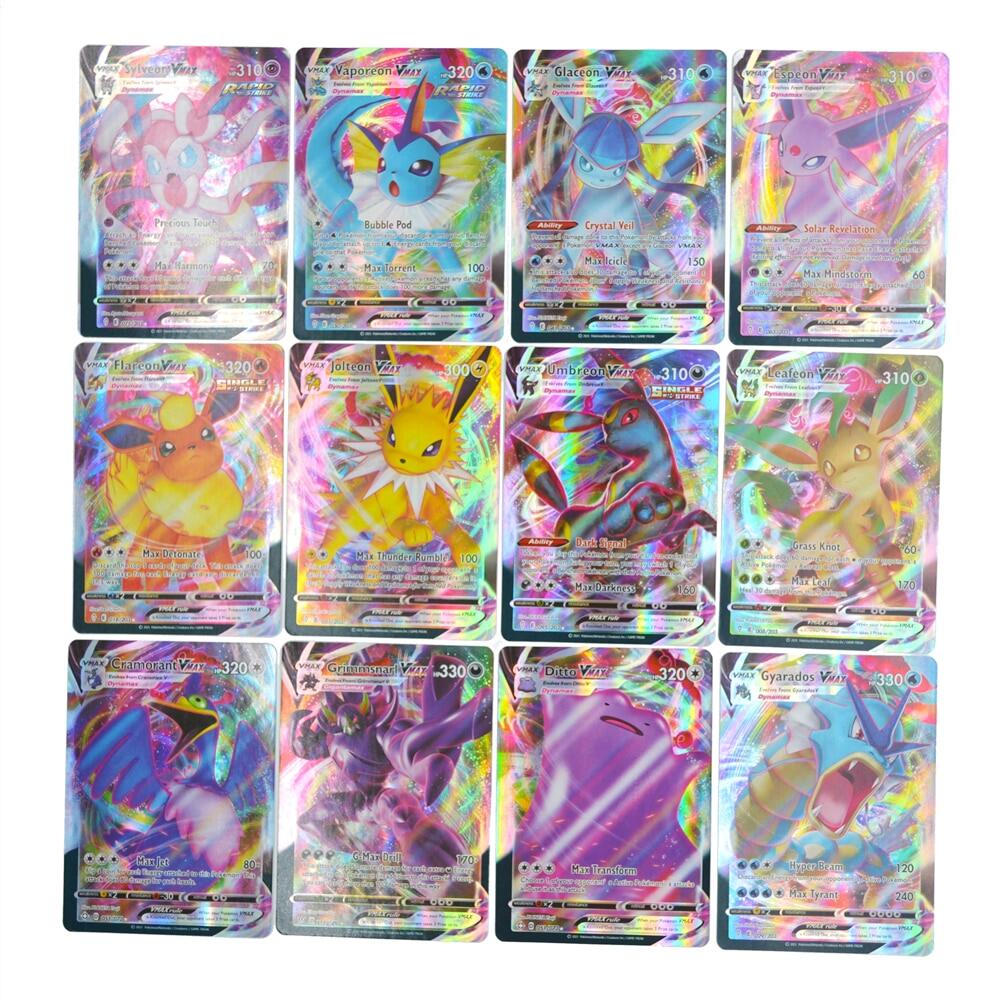 50-300Pcs Pokemon Cards Charizard 300 VMAX V MAX 300 GX 60 TRAINER MEGA ...