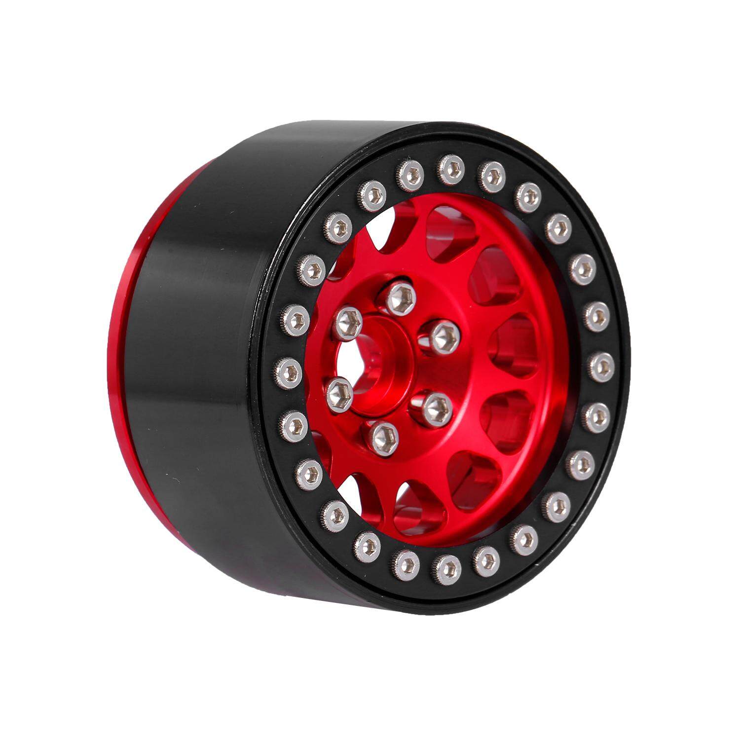 4PCS Metal 1.9 Beadlock Wheel Rim Hub for 1/10 Traxxas Hsp Redcat Rc4wd Tamiya Axial SCX10 D90 ...