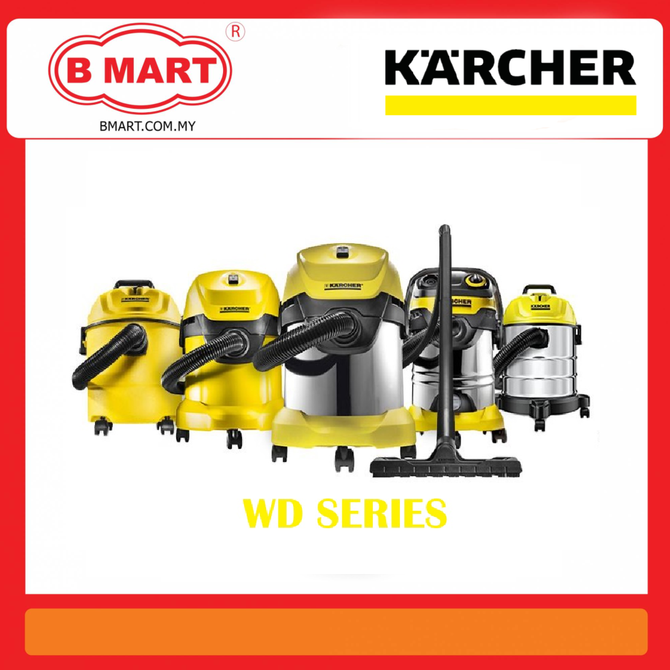 KARCHER WD SERIES WET & DRY VACUUM CLEANER WD1/WD1S CLASSIC WD3 WD3 ...