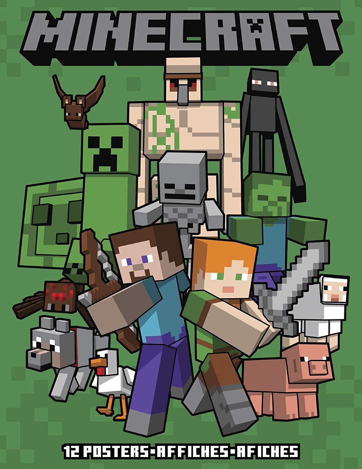 เป็นที่นิยมในปีนี้หนังสือโปสเตอร์ติดผนัง Minecraft X รุ่นที่ไม่มีกรอบ | Lazada.co.th