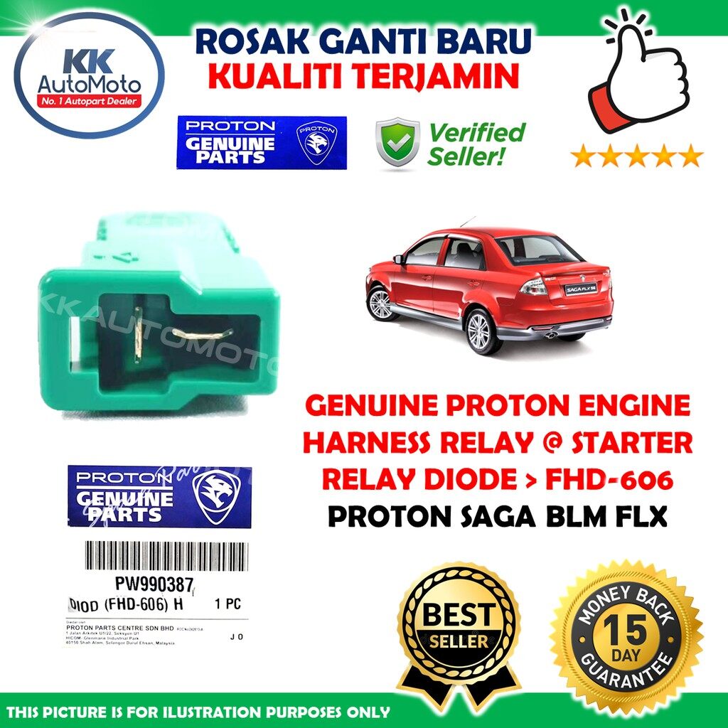 Proton Saga BLM FLX Original Genuine Proton Engine Harness Relay ...