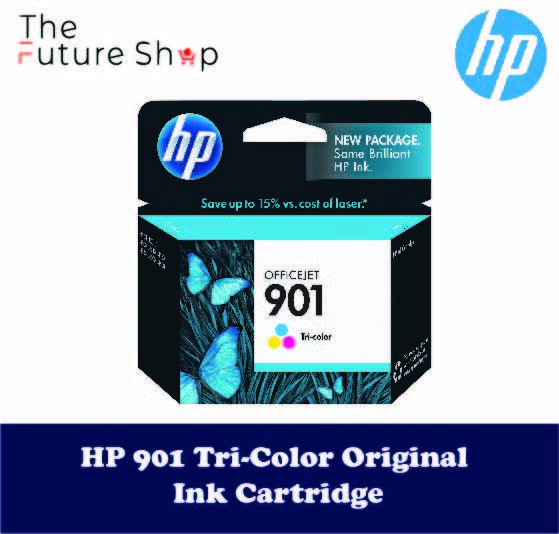 HP 901 Black / Tri-color Original Ink Cartridge (CC653AA/901 / CC656AA ...