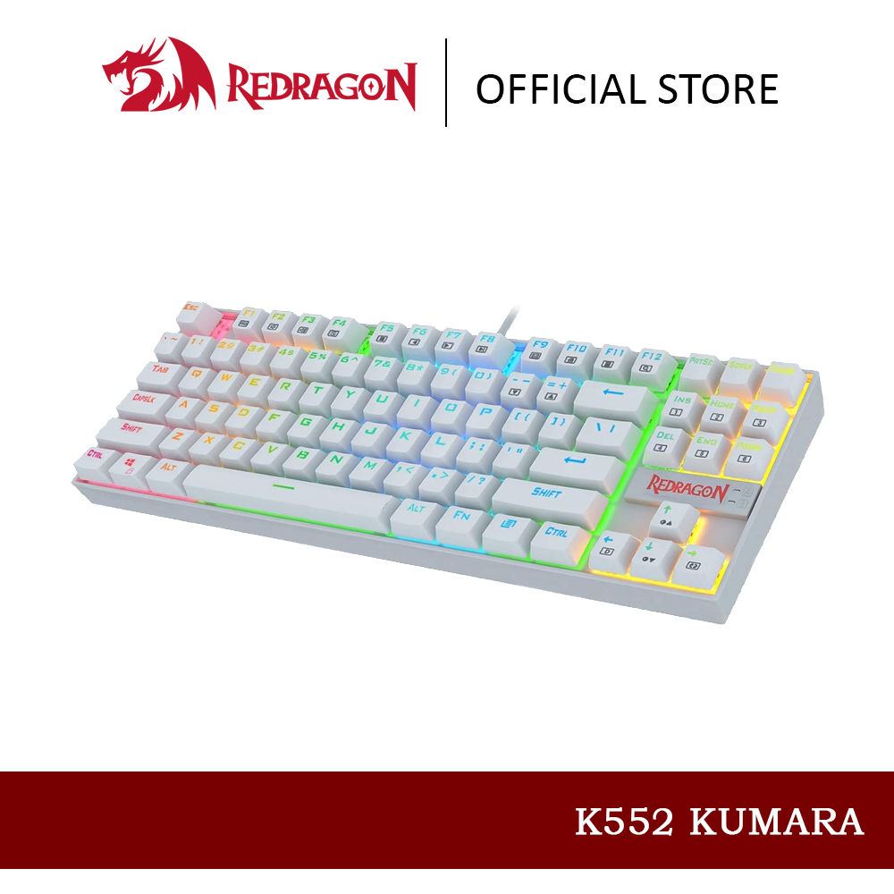 Redragon K552 Kumara Gaming Mechanical Keyboard TKL Compact | Lazada