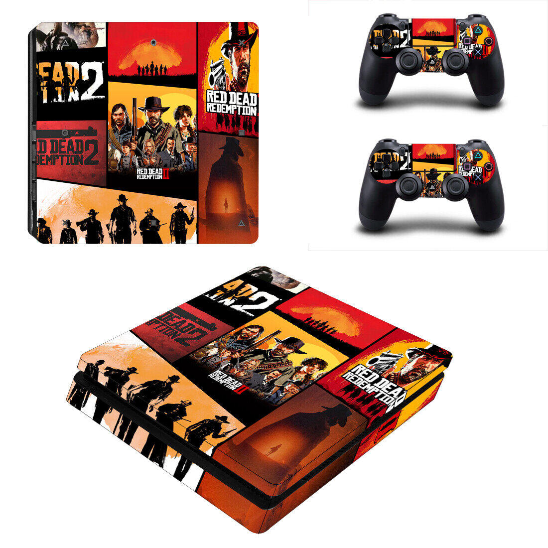 Red Dead Redemption PS4 Slim Sticker Play Station 4สติกเกอร์ผิวรูปลอก ...