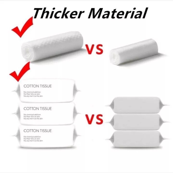 50/100pcs Disposable Face Towels Extra Thick Remove Makeup Face Wipes ...