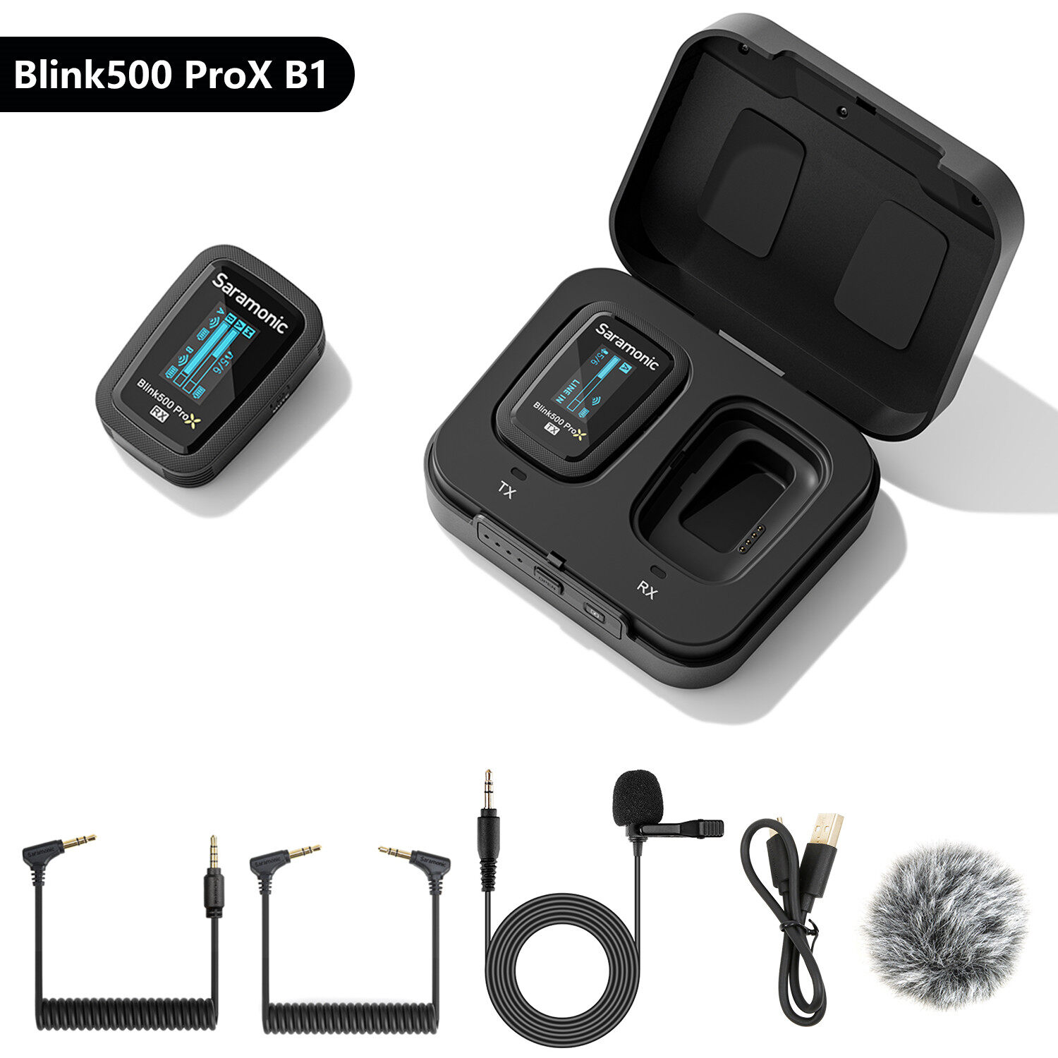 Saramonic อัพเกรด Blink500 ProX B1/B2 2.4GHz Dual-Channel Wireless ...