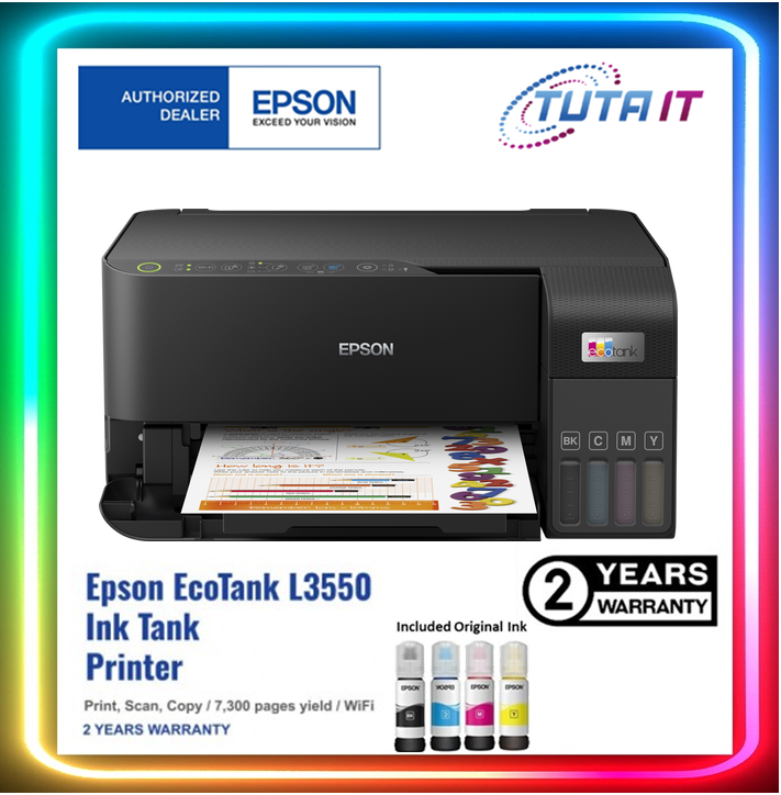 Epson EcoTank L3550 Ink Tank Printer | Lazada