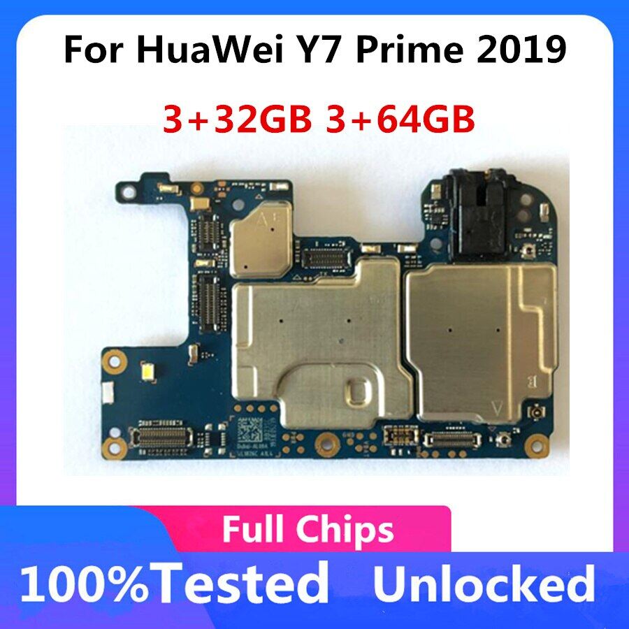 Original Unlocked For HuaWei Y7 prime 2019 Motherboard Android System ...