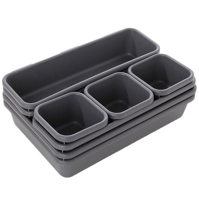 Dressing Table Jewelry Small Objects Separated Storage Box Household ...