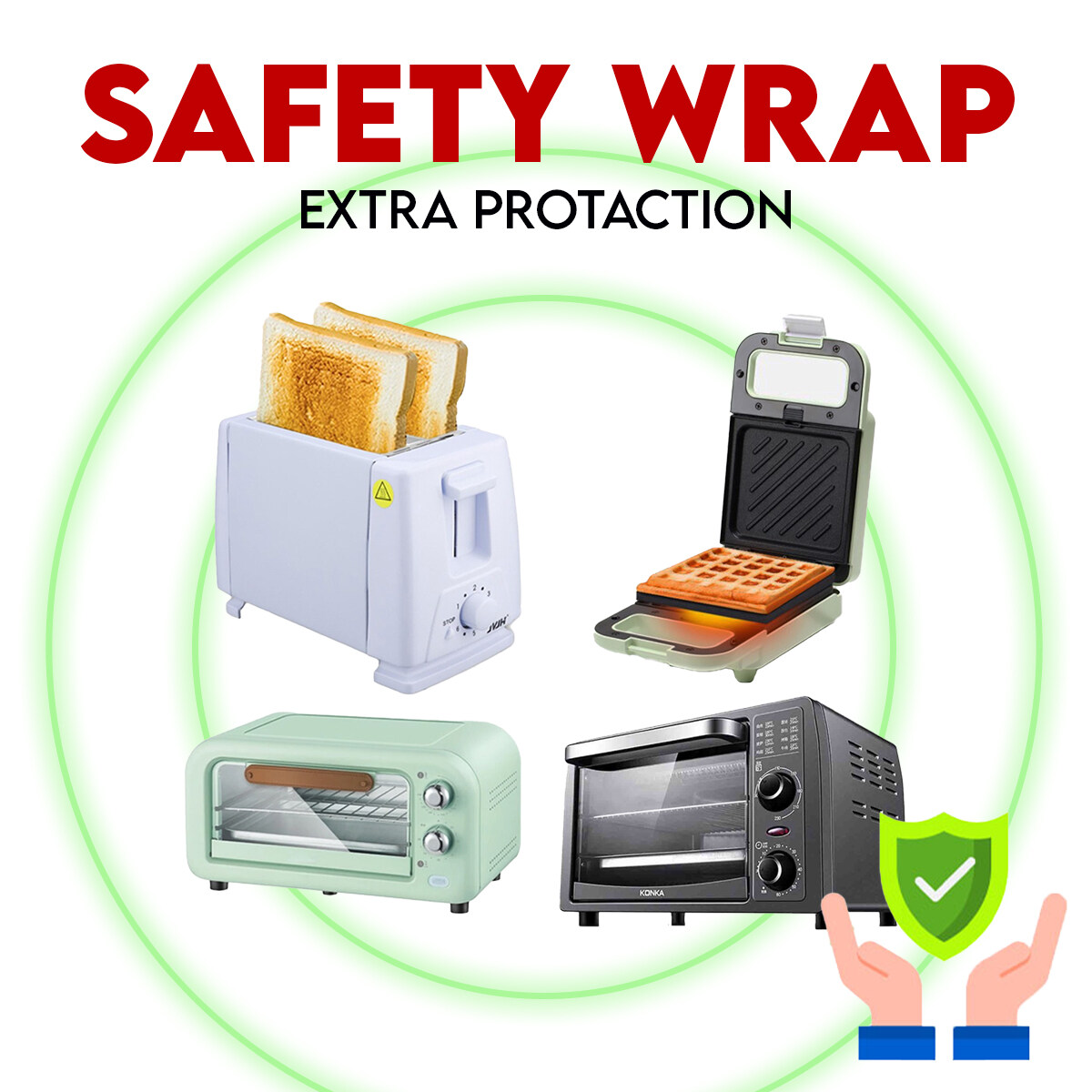 2 SLICE ELECTRONIC TOASTER Pembakar Roti Bread Toaster Electric Toaster ...