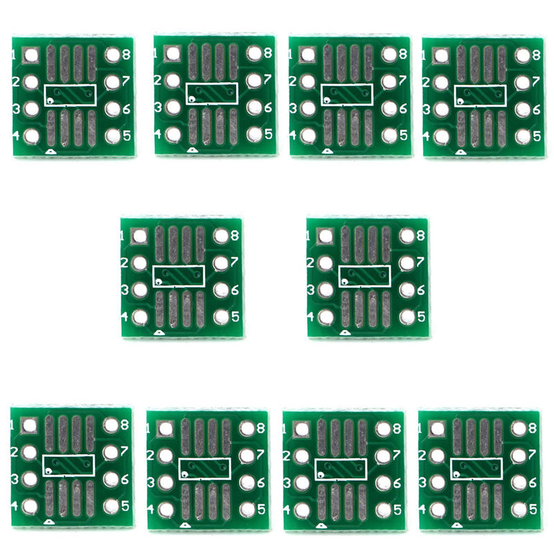 10Pcs SOP8 SSOP8 TSSOP8 To DIP8อะแดปเตอร์แปลงบอร์ด PCB - DAwG Electron ...