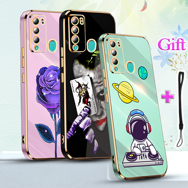 ITEL Vision 1 Pro เคส S16สไตล์แฟชั่นเคสทาสีซิลิโคน TPU Soft Cover ...