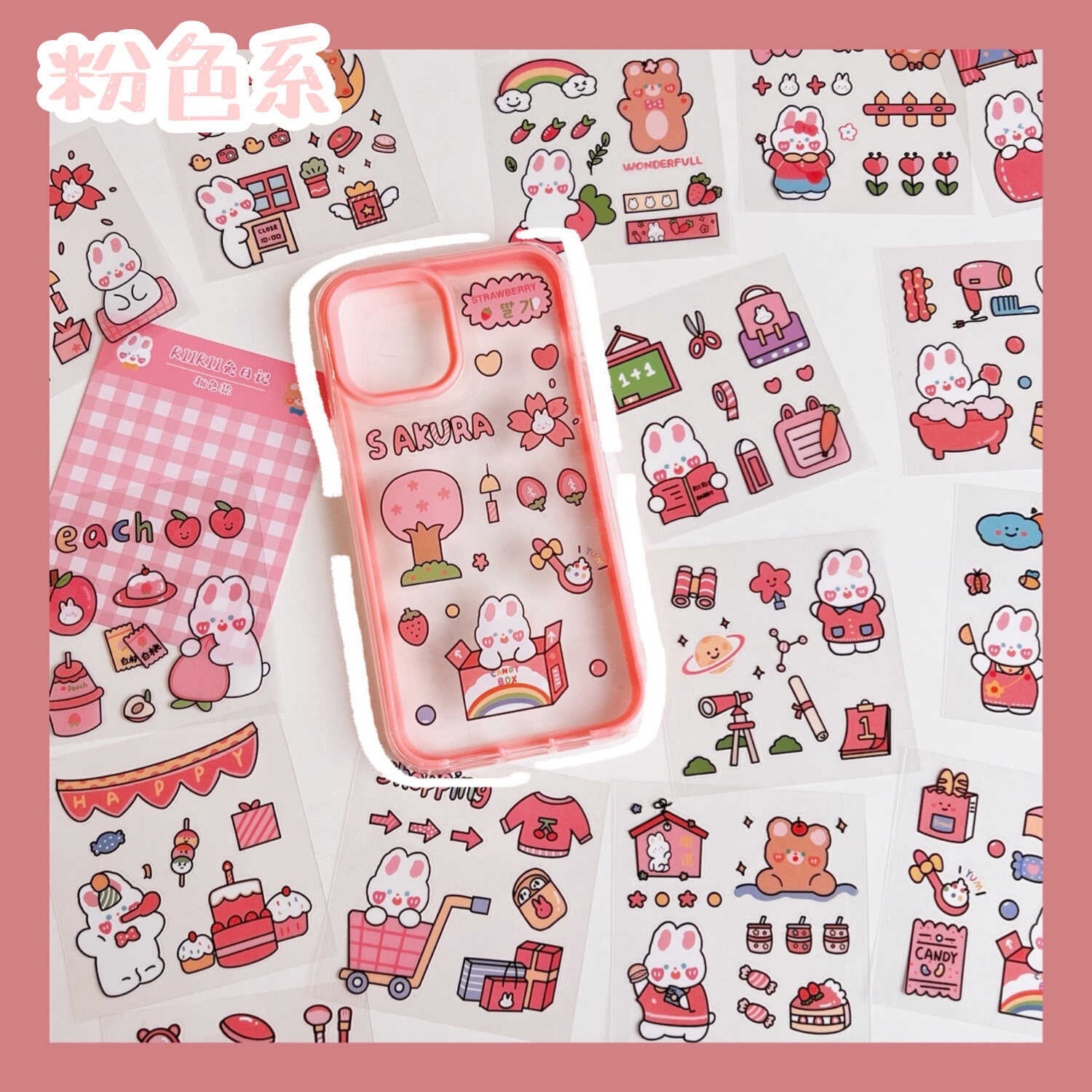 Set 20 Tấm Sticker Nhiều Hình Dán Dễ Thương Trang Trí Sổ Tay Mũ Bảo ...