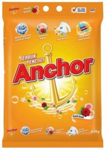 ANCHOR DETERGENT POWDER FRESH SCENT 4KG | Lazada