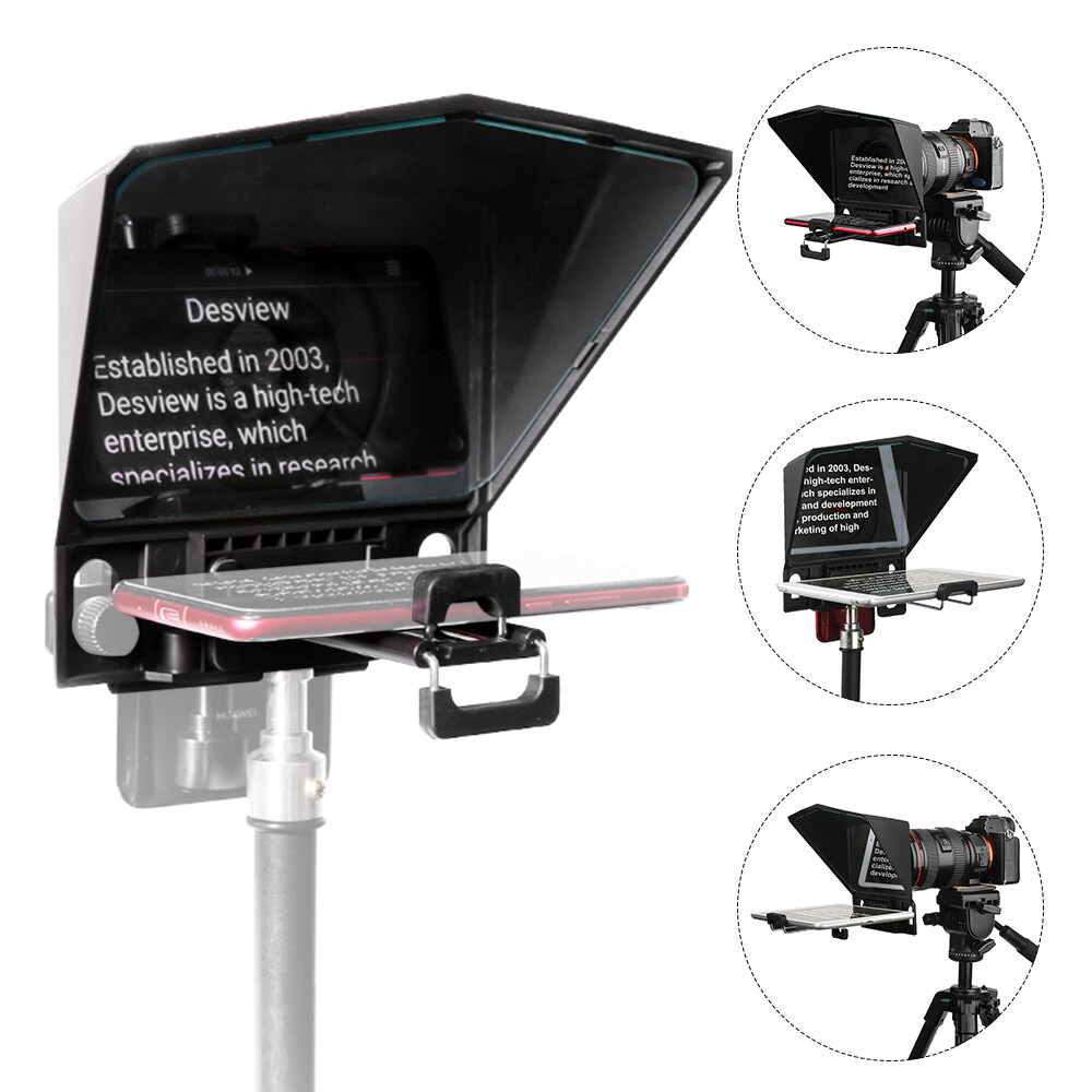 Bestview T2 Smartphone/Tablet/DSLR Camera Teleprompter Prompter with ...