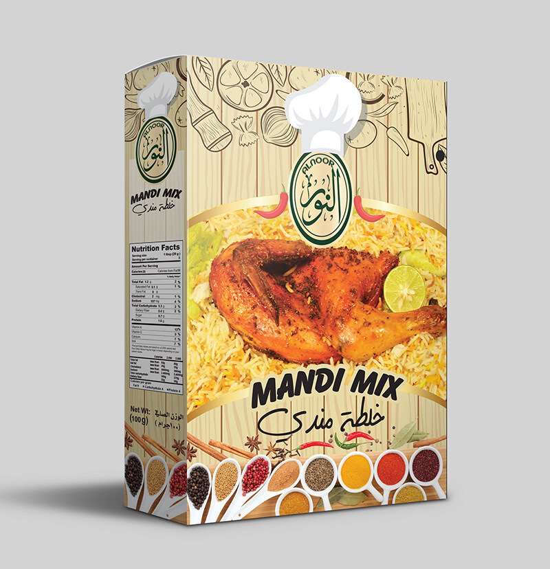 AlNoor Mandi Mix Spice Rempah nasi arab mandi 70g ready stock | Lazada