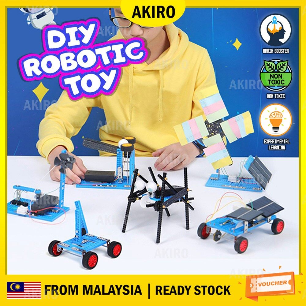 AKIRO MALAYSIA DIY Mechanical Science Project Robot Engineering ...