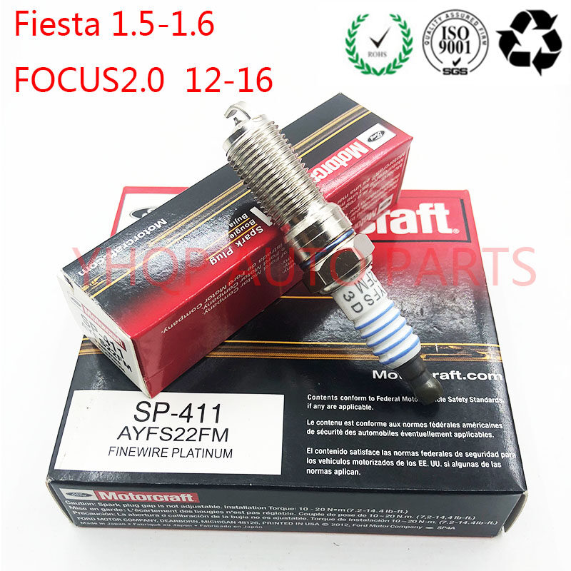 4 ชิ้นแท้อิริเดียมหัวเทียนสำหรับฟอร์ดเฟียสต้า 1.5-1.6/ฟอร์ดโฟกัส 2.0 ปี ...