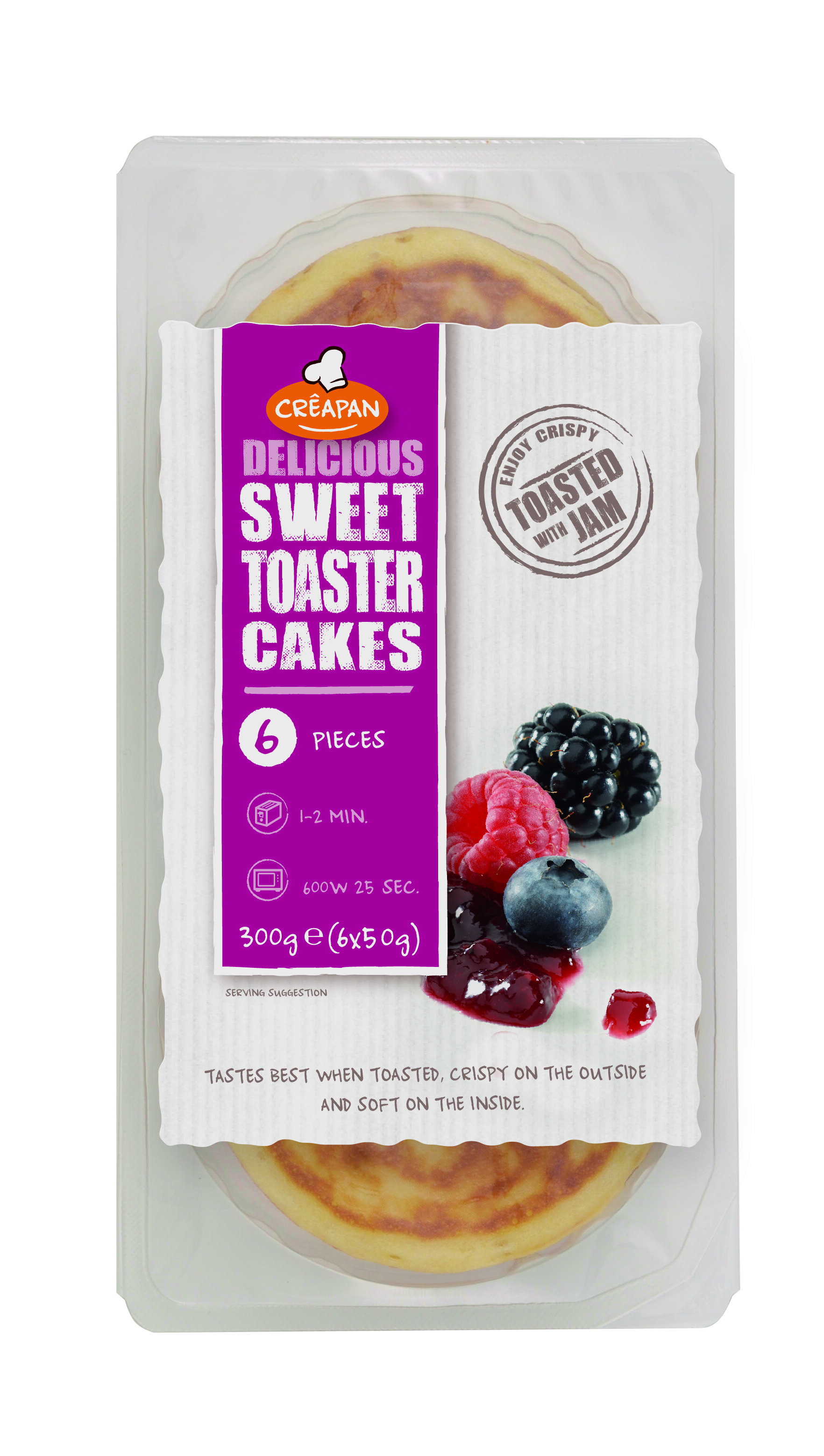 Creapan Sweet Toaster Cake 6x50g | Lazada