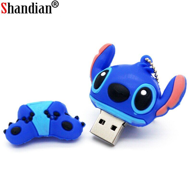 ♥CODSHANDIAN แฟลชไดรฟ์ USB Lilo & Stitch,แฟลชไดรฟ์ Usb 4GB 8GB 16GB ...