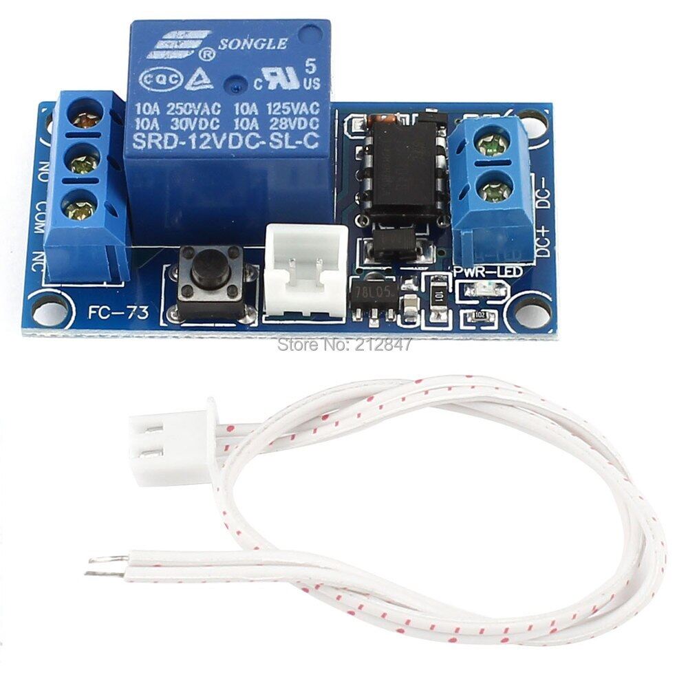 Diy Single Channel Latching Relay Expansion Circuit Board Module Dc 12V ...