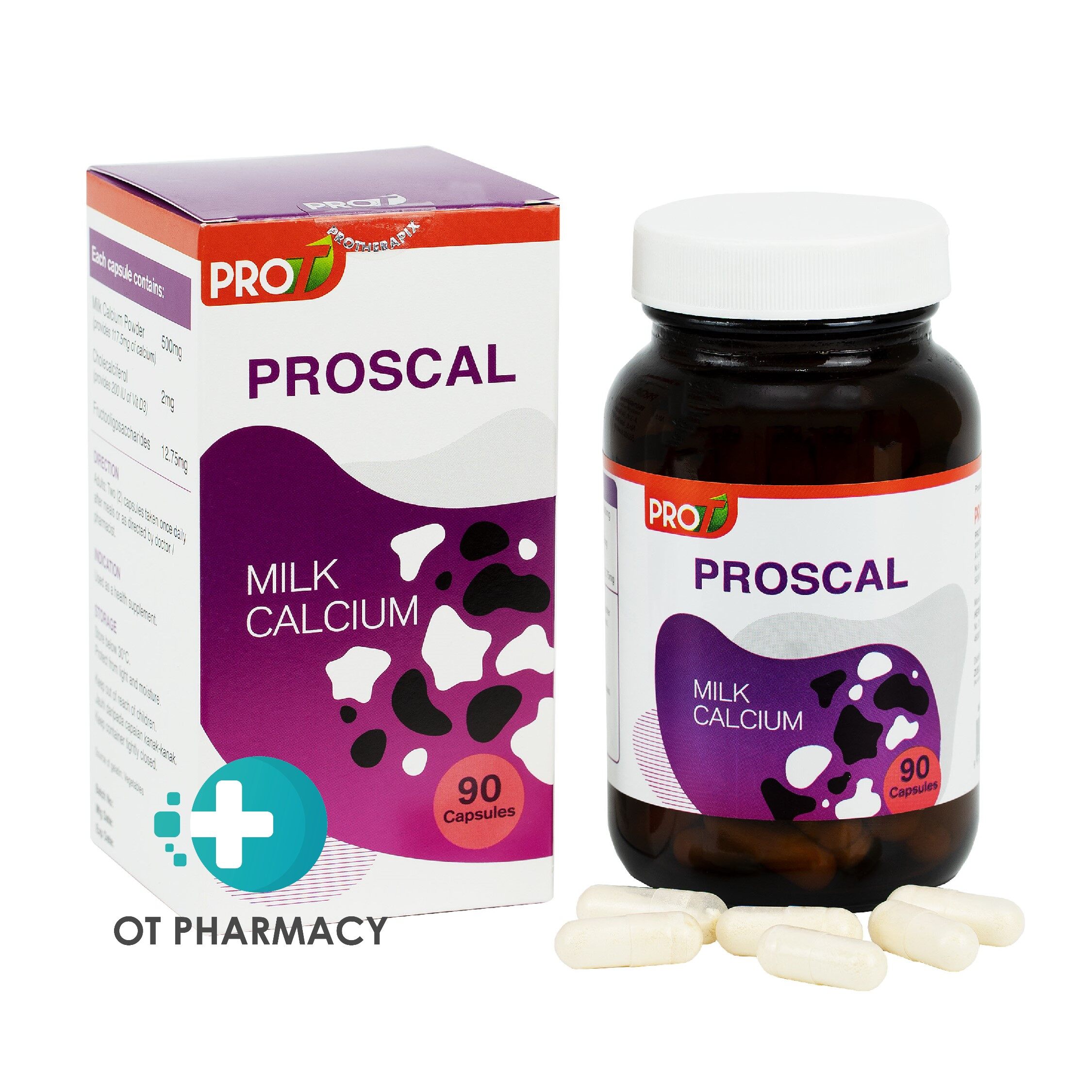 Proscal Milk Calcium Capsules 90's | Lazada