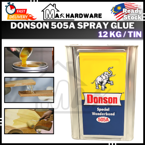 DONSON 505A 12kg Special Spray Adhesive Gam Kusyen Sofa Gam Cushion Gum ...