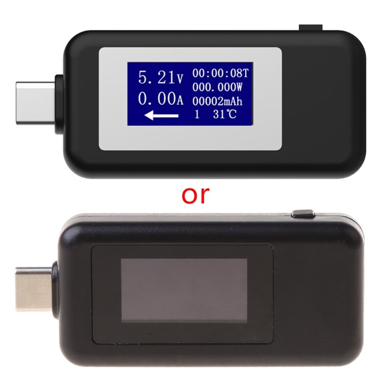Multi-functional USB Tester Type C LCD Digital Current Voltage Charger ...
