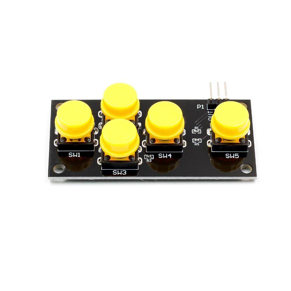 AD Keyboard Simulate Five Key Module Analog Button for Arduino Sensor Expansion Board electronic ...