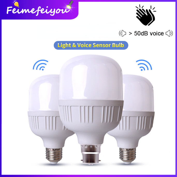 led bulb E27 B22 light bulb daylight for home e27 b22 light and voice ...