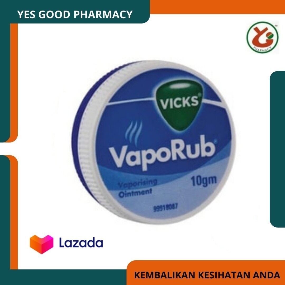 VICKS VAPORUB 10GM | Lazada