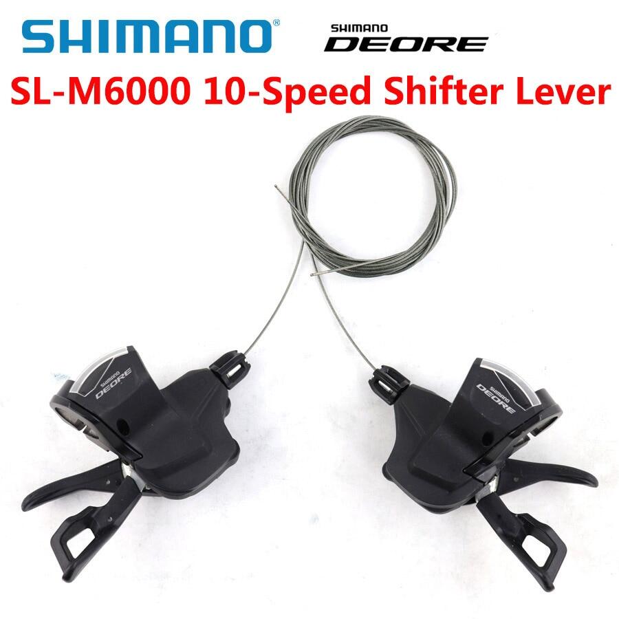 SHIMANO Deore SL M6000 SL-M6000 2/3X10ความเร็ว Shifter Lever ขวาและซ้าย ...