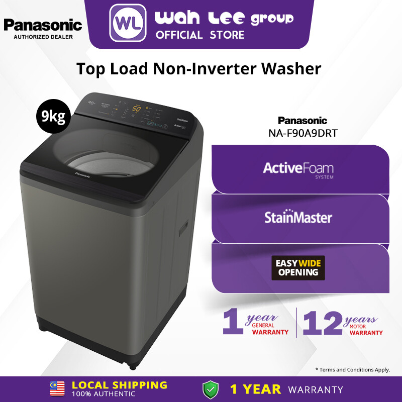 Panasonic 9kg NA-F90A9 Top Load Washing Machine For Stain Care NA ...