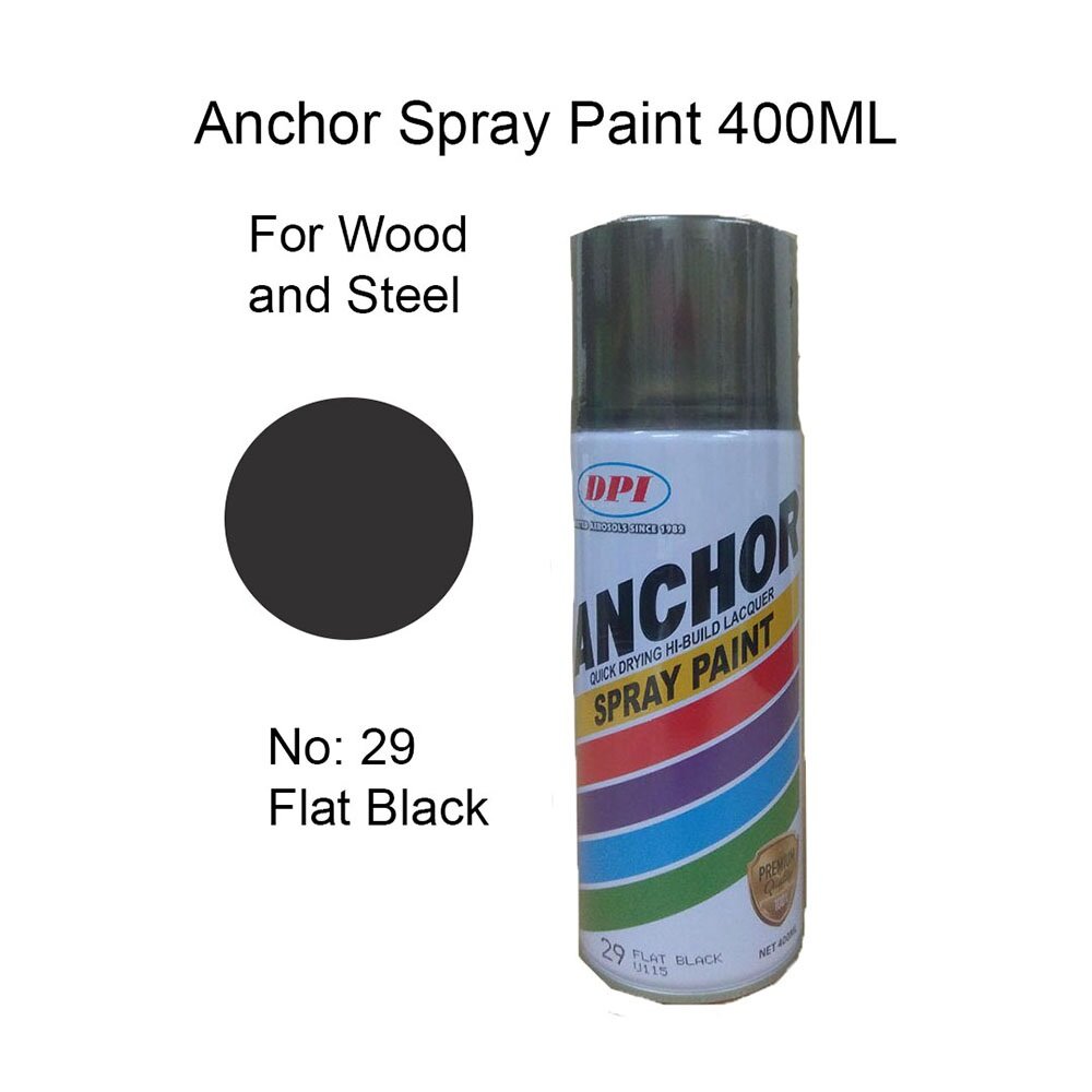 ANCHOR SPRAY PAINT 400ML WOOD AND STEEL PAINT HAND SPRAY | Lazada