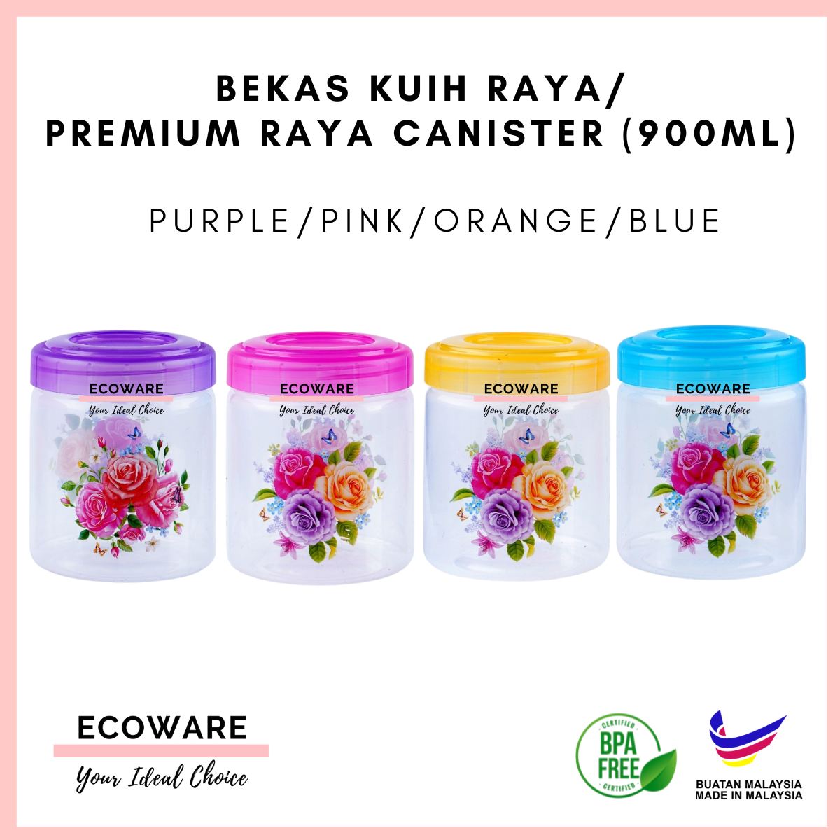 Bekas Kuih Raya / Premium Raya Canister | Lazada