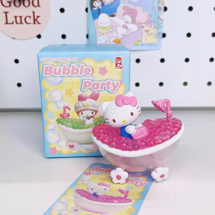 🌻(ReadyStock现货) 三丽鸥沐浴系列盲盒 Sanrio Bubble Party Blindbox 泡澡 浴缸 泡泡浴 Blind ...