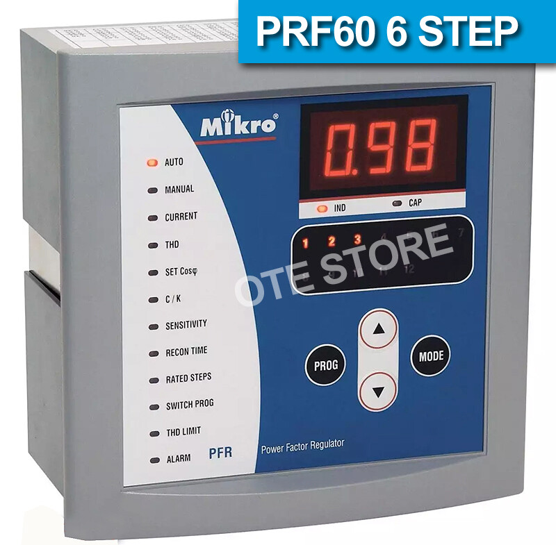 MIKRO PFR 60-415-50 6 Step Power Factor Regulator | Lazada
