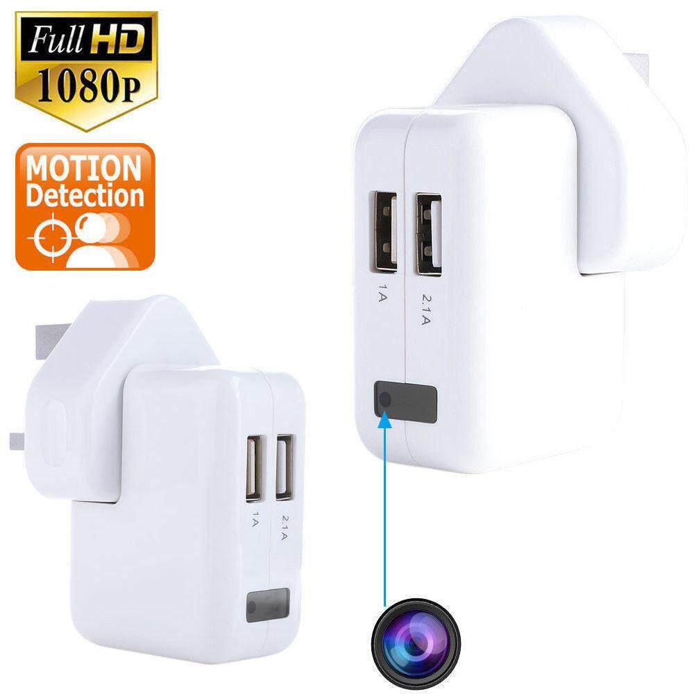 Jnan 2 Ports USB Charger Plug Camera Home Security Chargers for Hidden ...