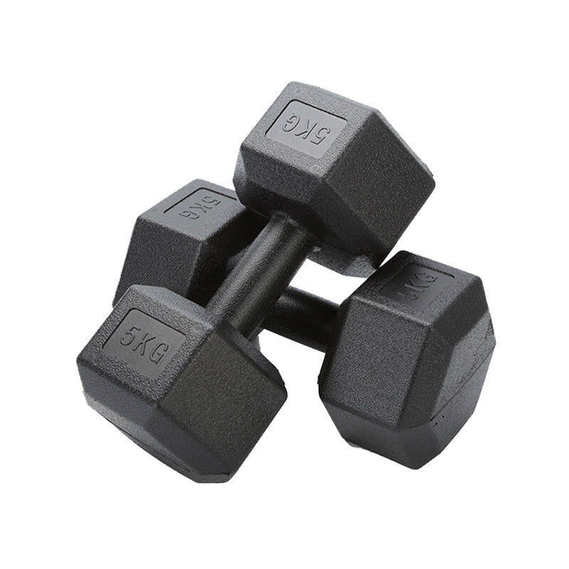 Hexagon Dumbbell Set 5 10 15 20 kg (2 x 2.5kg / 5kg / 7.5kg / 10kg ) Weight Training Workout ...