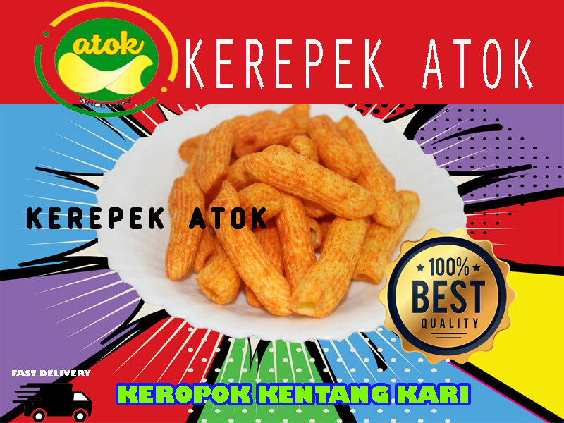 KEROPOK KENTANG KARI 300g POTATAO STRAW SNACK | Lazada