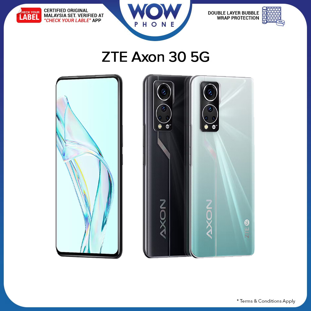 [READY STOCK] ZTE AXON 30 5G [12GB RAM | 256GB ROM] 1 Year Warranty by ...