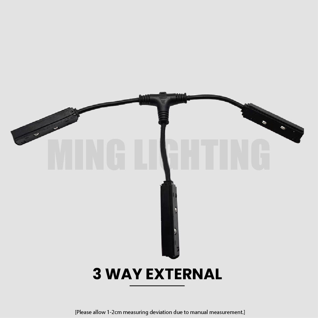 LED Magnetic Track Light Jointer Connector Joint Tracklight Recessed ...