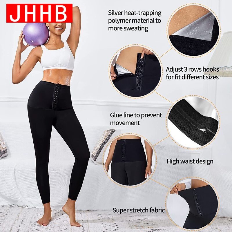 Sauna Sweat Pant for Women High Waist Trainer Thermo Legging Weight ...