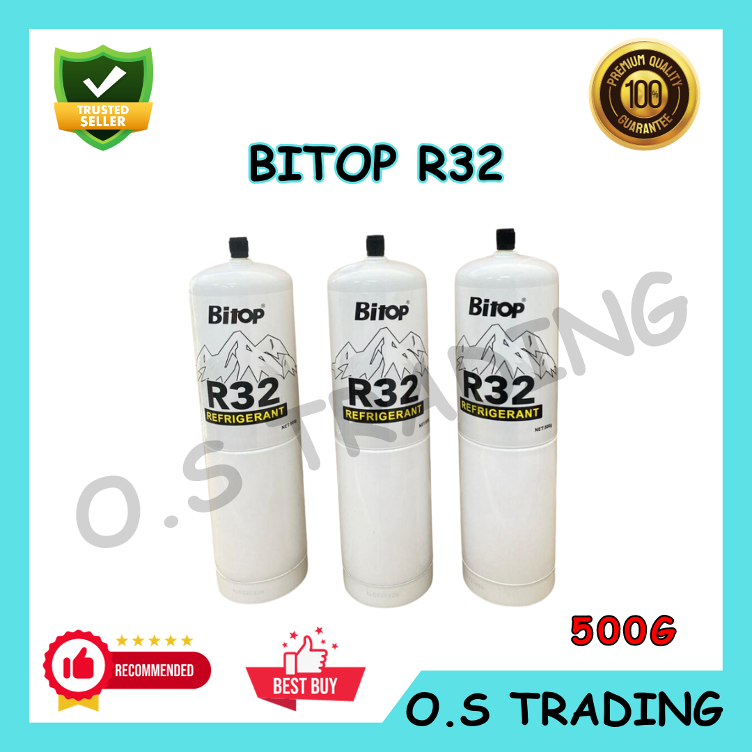 Aircond Gas Bitop R32 500g Net Weight ( CAN'T POST TO EAST MALAYSIA ...