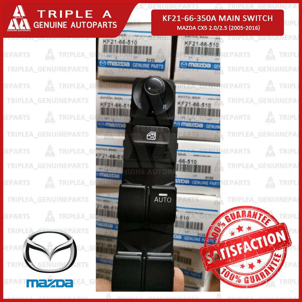 KF21-66-350A, KF21-66-510 POWER WINDOW MAIN SWITCH MAZDA CX5 | Lazada