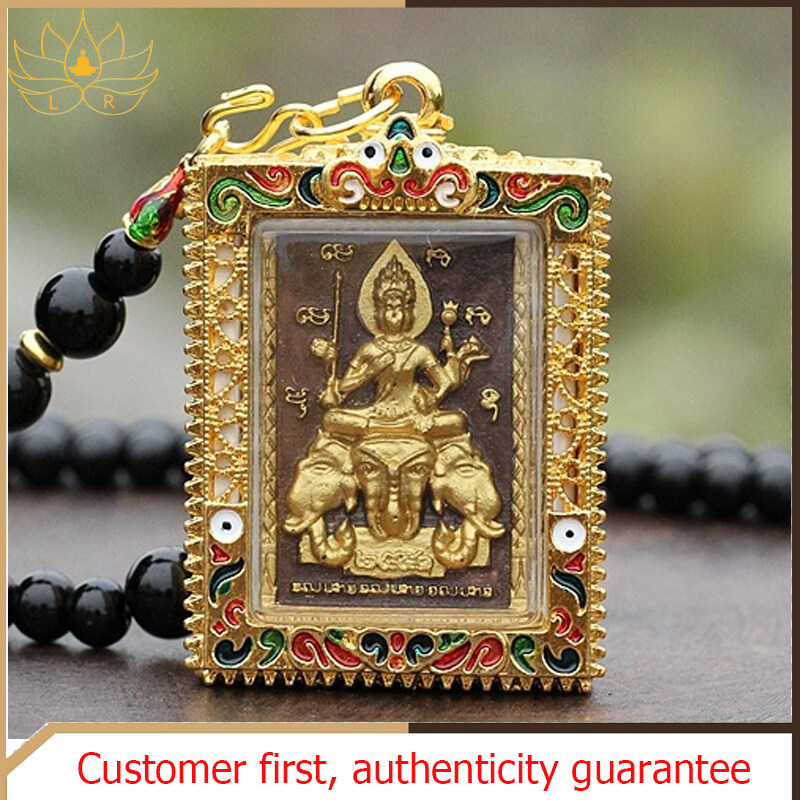 LR-Thai Amulet four-sided Buddha Necklace Original Design Ganesha ...