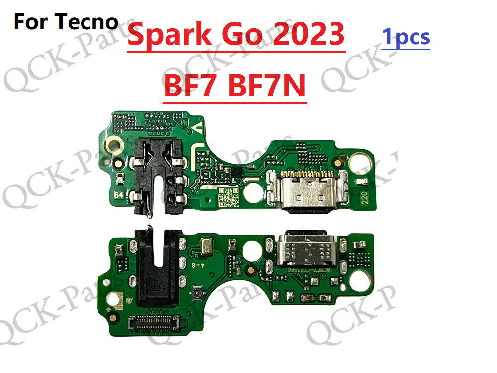 สำหรับ Tecno Spark 2023 BF7ที่ชาร์จ USB ชนิด C อะไหล่ทดแทนสายเคเบิลงอ ...