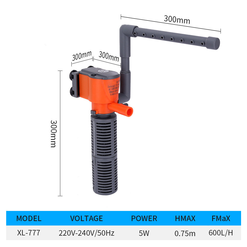 Seven Master 3W 5W 3 In 1 Mini Internal Aquarium Filter Tank Filter seven-master-3w-5w-3-in-1-mini-internal-aquarium-filter-tank-filter
